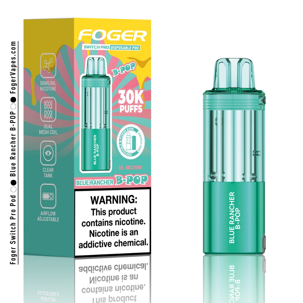 Blue Rancher B-POP Foger Switch Pro Pod 30K Puffs