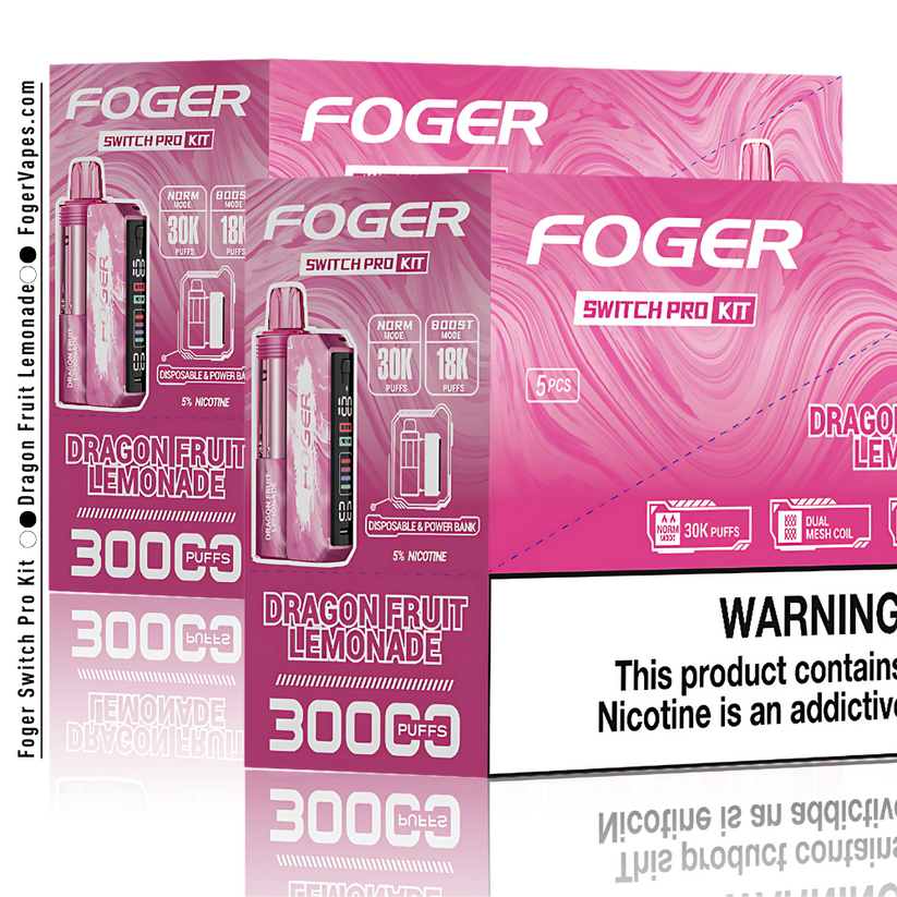 Foger Switch Pro Kit – Dragon Fruit Lemonade | 30K Puffs