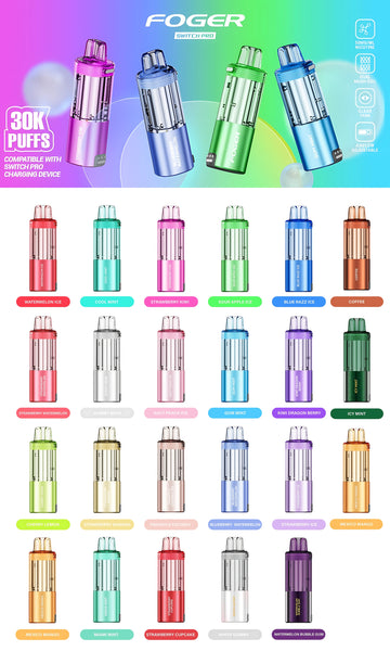Foger Vapes Catalog - Switch Pro Kits, Pods, & Holiday Edition
