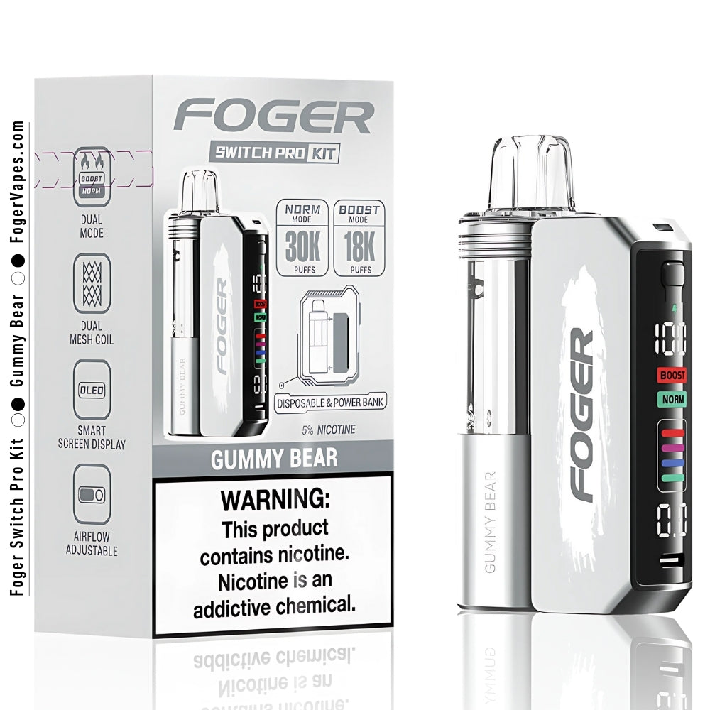 Gummy Bear Foger Switch Pro Kit 30K Puffs – Sweet & Fun Blend