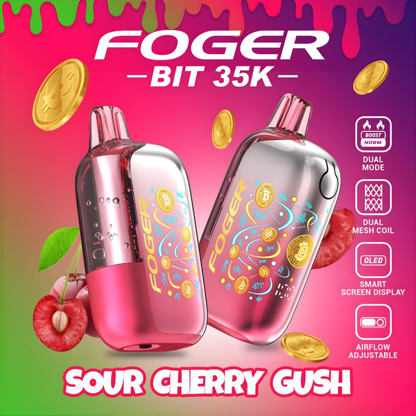 Foger Bit 35K – Sour Cherry Gush | 35K Puffs