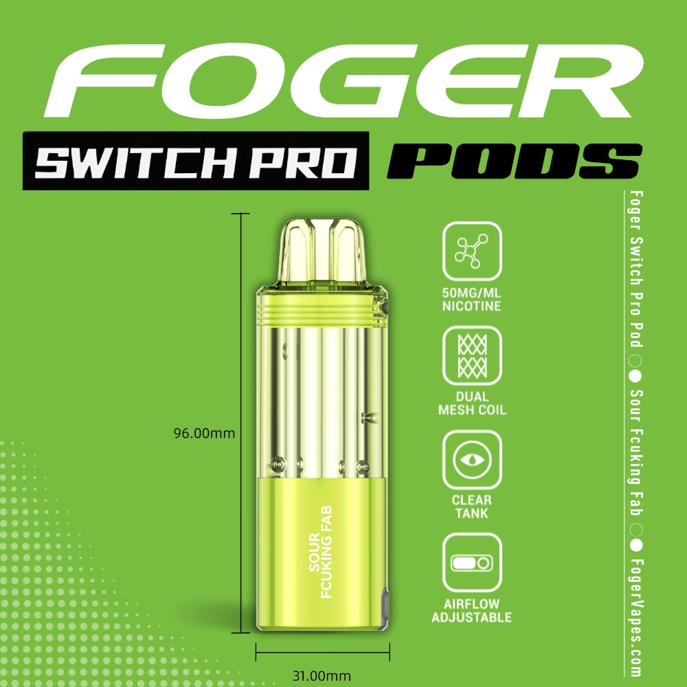 Sour Fcuking Fab Foger Switch Pro Pod 30K Puffs